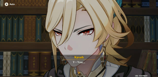 Write a letter to a genshin impact [free response but I'll only act ...