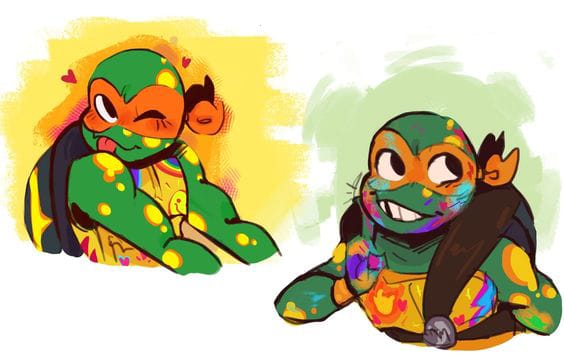 Splatter - Mikey X Reader | Catch Me ~RotTMNT Oneshots & Headcanons