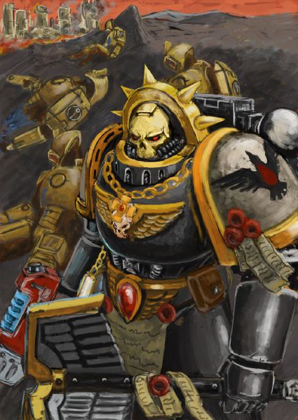 Blood Raven Chaplain | Quotev