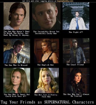 Who Is Your Favorite SPN Character - Survey | Quotev