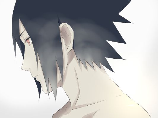 Sasuke Derp Face Staring
