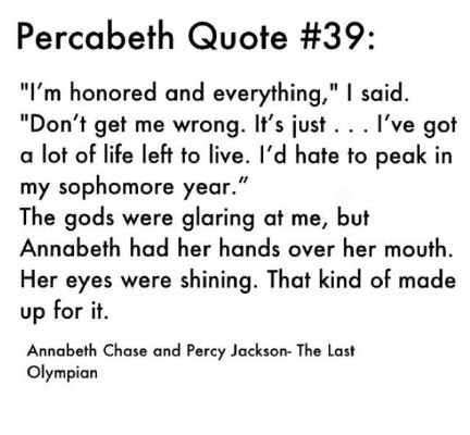 Percabeth Quotes
