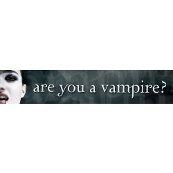 Are you a Vampire? - Quiz | Quotev