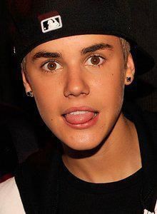 Justin Bieber No Eyebrows No Teeth