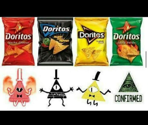 is bill cipher a dorito - Poll | Quotev