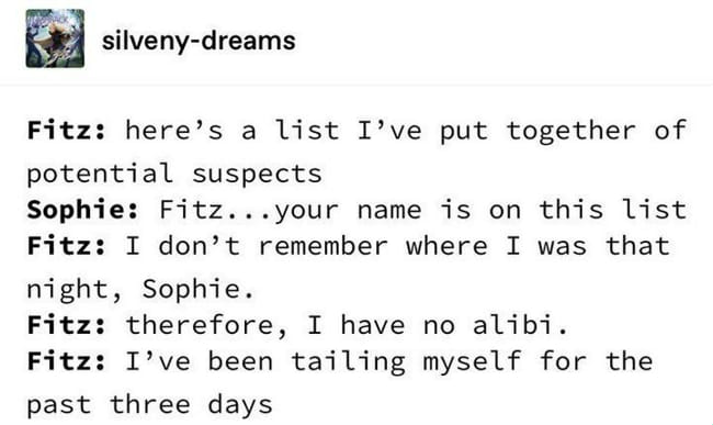 Meme War: Fitz Vs. Keefe - Quiz | Quotev