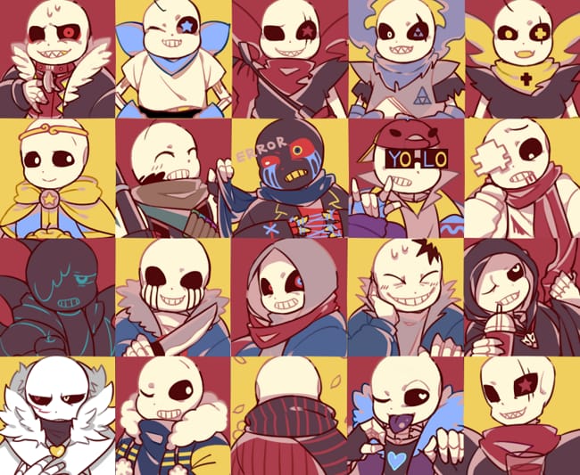 Undertale Sans AUs sleepover - Quiz | Quotev