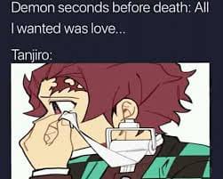 First quiz no hate plz) write a letter to Our cinnamon roll Tanjiro ...