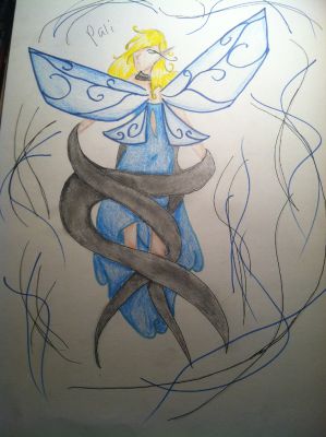 Drawings Of Easy Sad Fairies