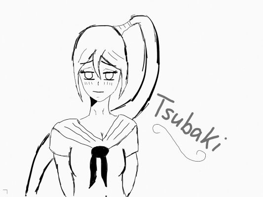 Soul Eater Tsubaki Drawing