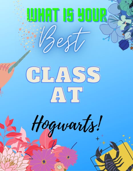 What class would you be best at at Hogwarts? (All classes included ...
