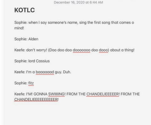 Keefe vs. Fitz Meme war - Quiz | Quotev