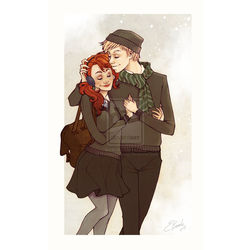 Rose Weasley And Scorpius Malfoy Fan Art
