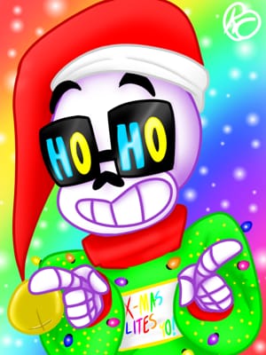 Christmas party with the AUs! Sans and Papyrus - Quiz