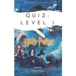 Harry Potter and the Sorcerer's Stone Quiz: LEVEL 1 - Test | Quotev