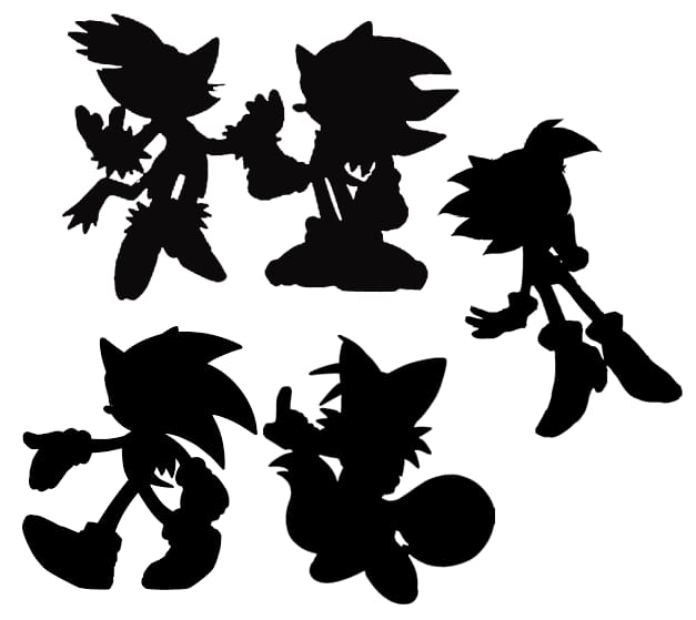 Name the Sonic characters (silhouettes only) - Test | Quotev