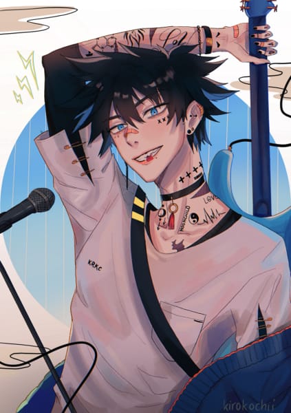 my star(dabi x reader band au | Quotev