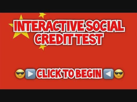 Social credit test - Test