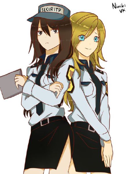 The female night guards Jane and Sarah | Quotev