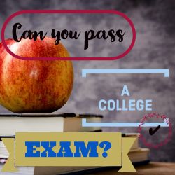 Can you pass a college exam? (Test series) - Test | Quotev