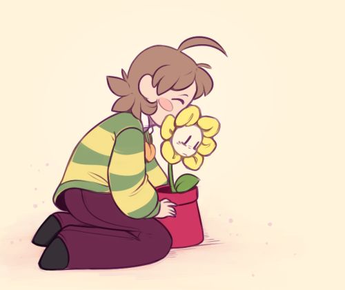 Chara And Flowey Dreemur