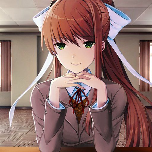 Monika cried during Demon slayer