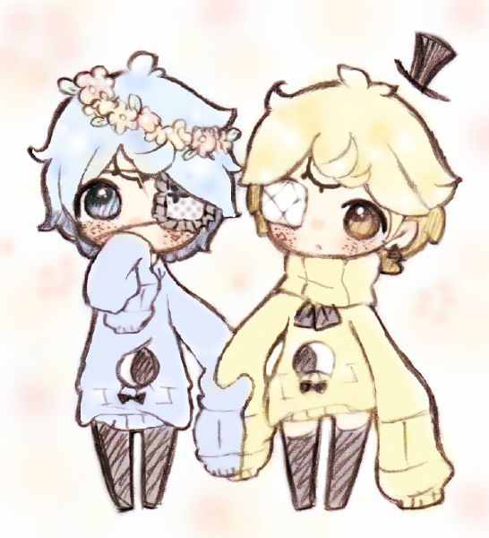 Chibi Cipher twins