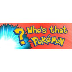 Who's That Pokémon? - Test