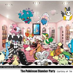 Pokemon Sleepover Invitations
