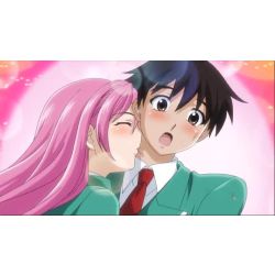 Tsukune Aono And Moka Akashiya Kiss