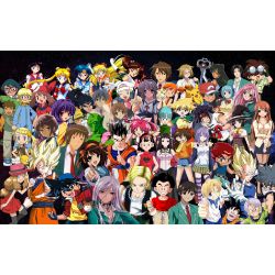 Can you identify the anime characters? - Test
