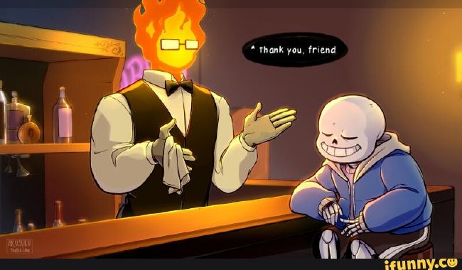 ...Serving Sans at the New Grillby's | What's Your Job On The Surface ...