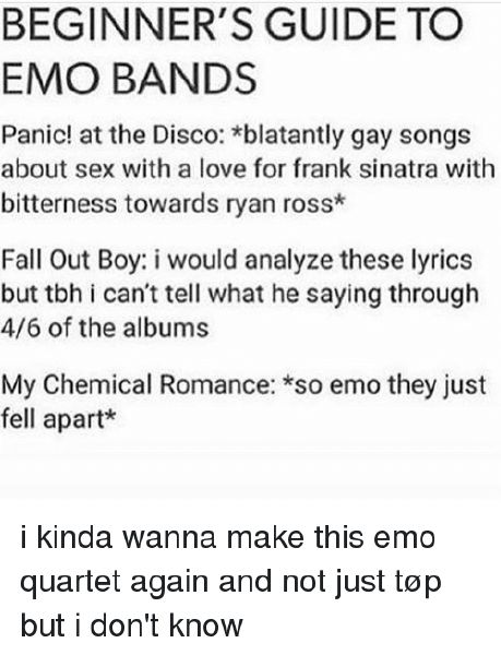 Guess The 'Emo' Band - Test