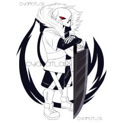 classic Sans meets C sans/chara | Underverse/Cross sans story
