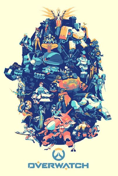 Guess the Overwatch Character By The Color Palette - Test