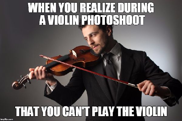 Meme De Violino Minusculo