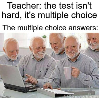 Multiple choice test - Test | Quotev