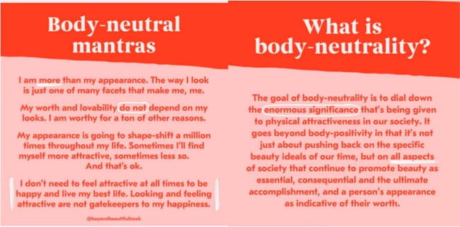 Body Neutrality Exercises - Survey | Quotev