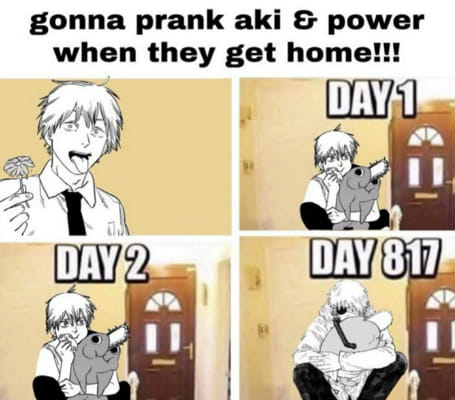 pick some chainsaw man memes and get an iconic denji quote - Quiz | Quotev