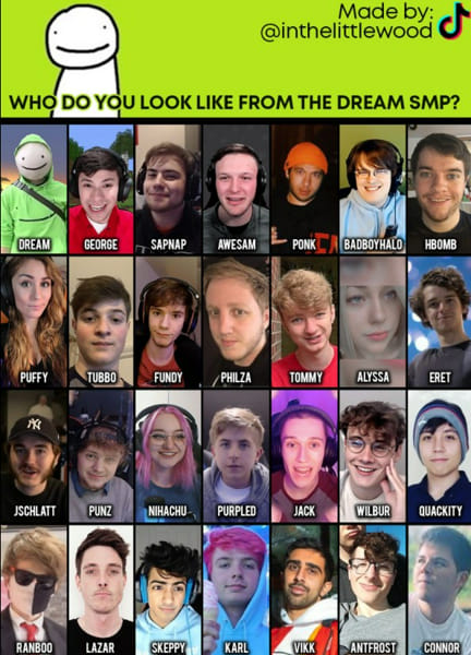 How well do you know the Dream SMP - Test | Quotev