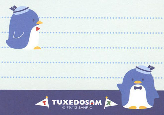 Write a letter to Tuxedo-sam! - Quiz | Quotev