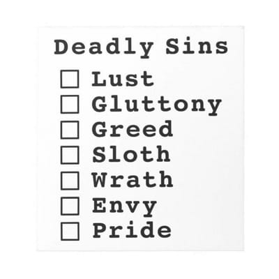 Which of the 7 Deadly Sins are you? - Quiz | Quotev