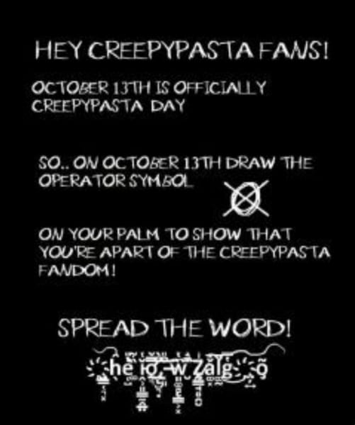 Creepypasta day!! - Quiz | Quotev