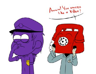 Purple guy x phone guy couples thearpy - Quiz | Quotev