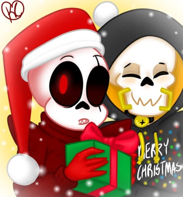 Christmas party with the AUs! Sans and Papyrus - Quiz