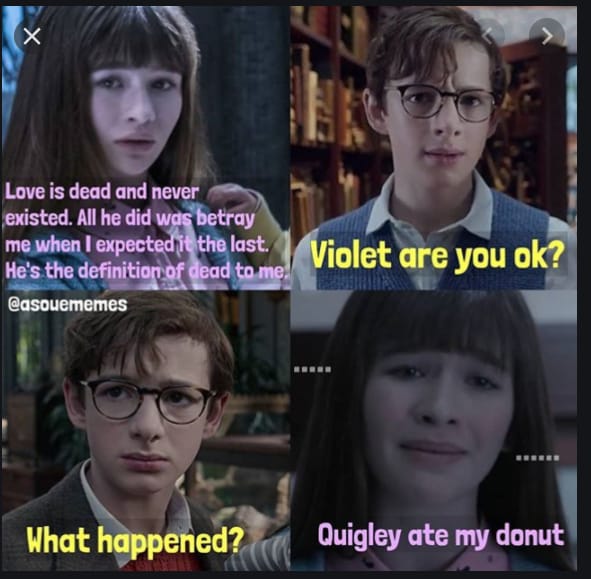 ASOUE characters meet KOTLC charcters - Survey | Quotev