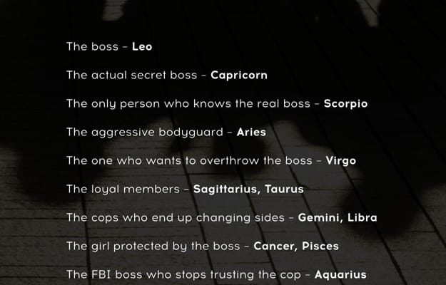 Zodiac signs mafia 60 photos - Astrologytoyou.com