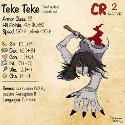 Stuck in a room with Teke Teke - Quiz | Quotev