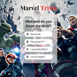 MCU Trivia - Test | Quotev
