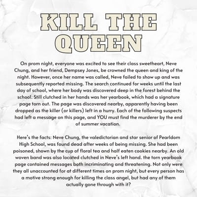 Can You Solve the Mystery? (Volume 1) - Test | Quotev